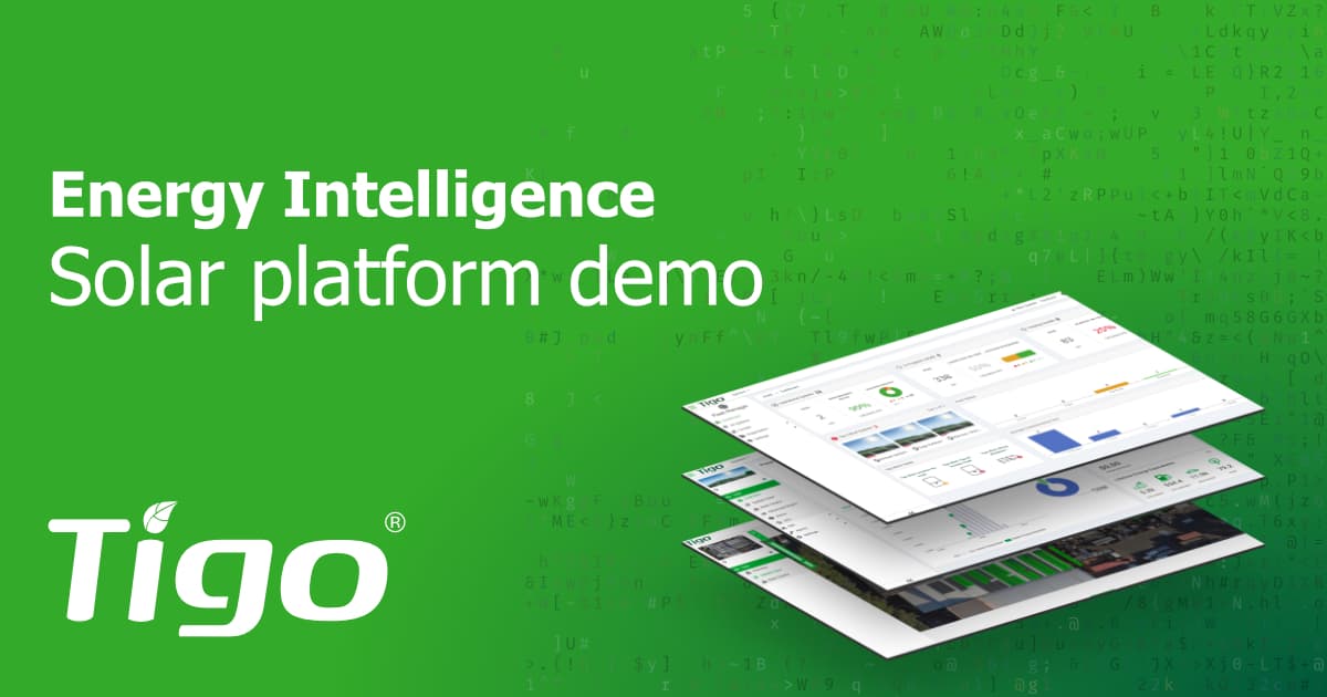 Tigo Energy Intelligence Demo